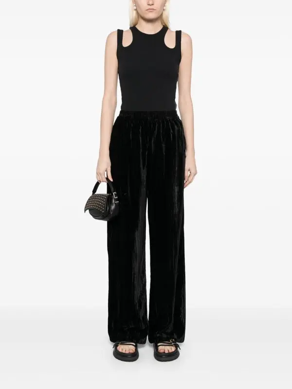 B+AB Reflective Straight Trousers - Black