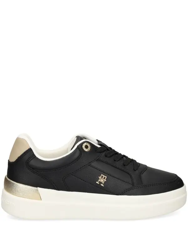 Tommy Hilfiger Logo Sneakers - Black