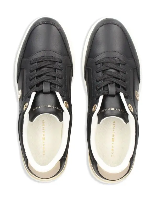 Tommy Hilfiger Logo Sneakers - Black