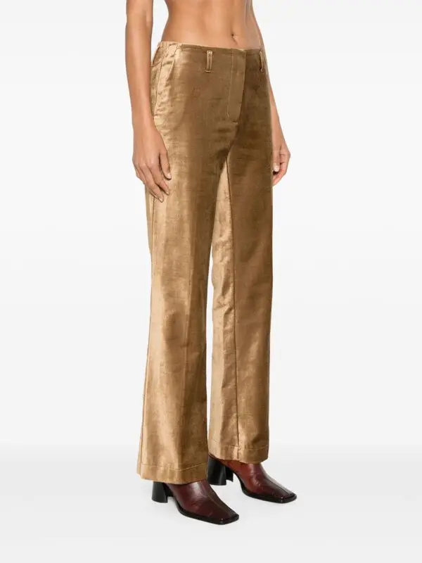 FORTE_FORTE Velvet Straight Trousers