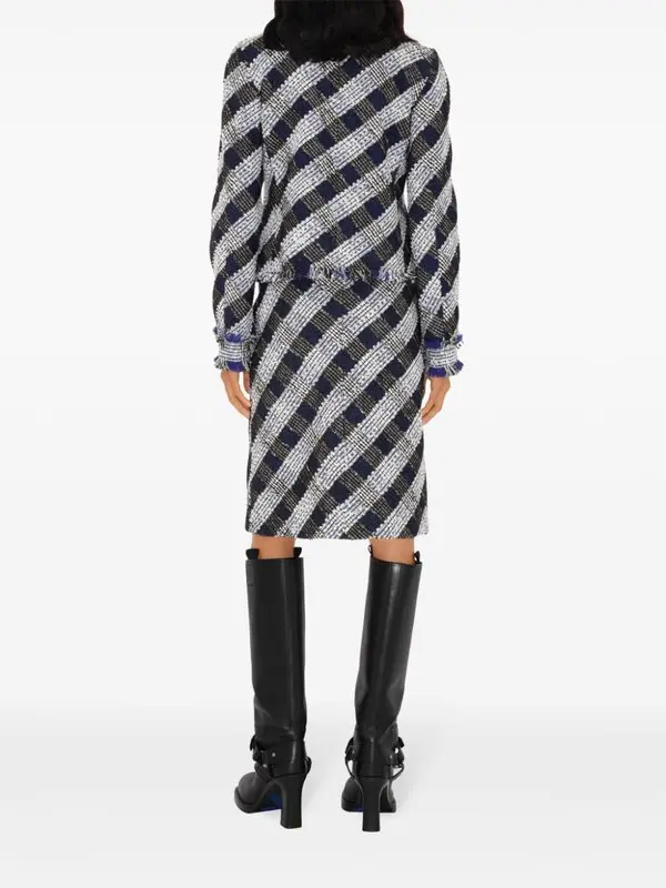 Burberry Cropped Tweed Jacket