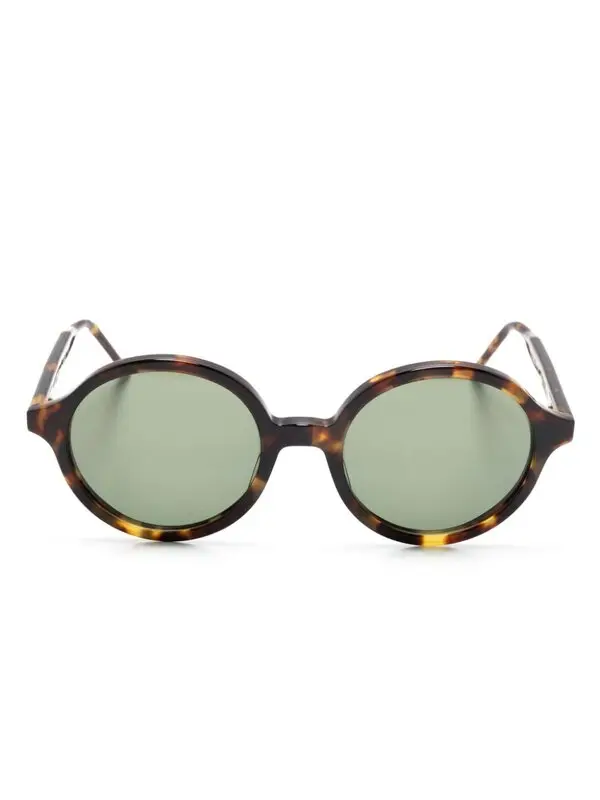 Thom Browne Round-frame Sunglasses - Brown