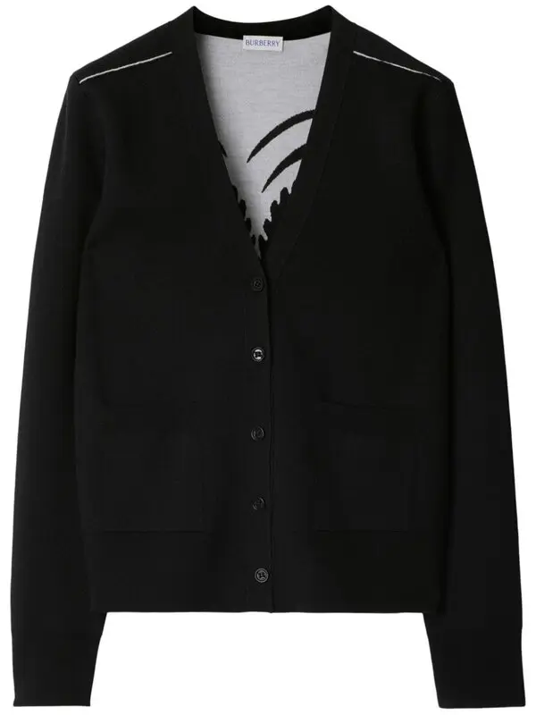 Burberry Equestrian Knight Motif Cardigan