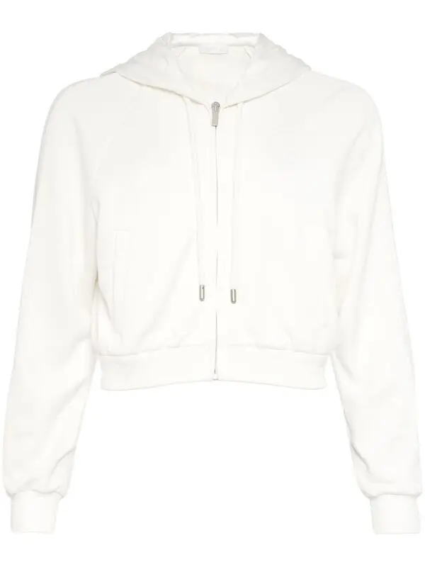 ERES Zip-up Sweatshirt - White