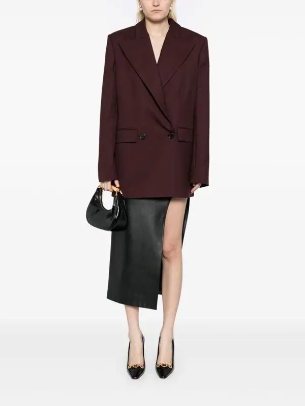 Nina Ricci Gabardine Blazer - Red