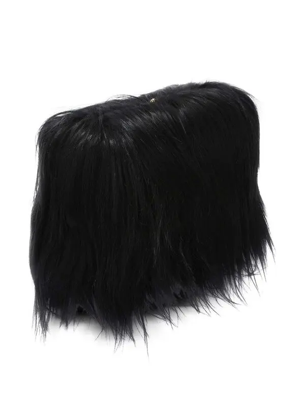 JIL SANDER Goji Pillow Hairy Medium Clutch