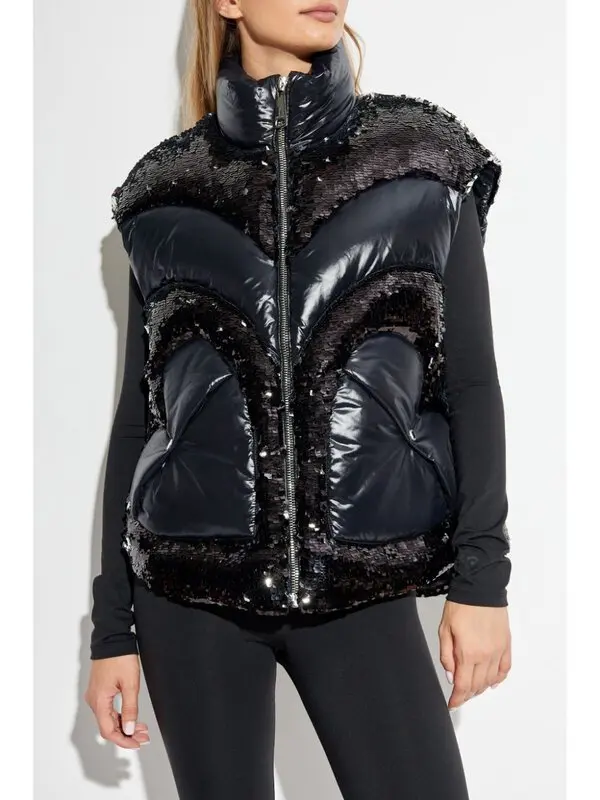 Khrisjoy Sequin-embellished Puffer Gilet