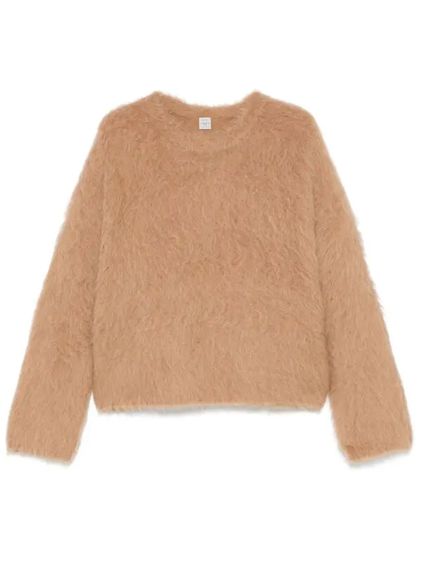 TOTEME Brushed-finish Sweater - Brown