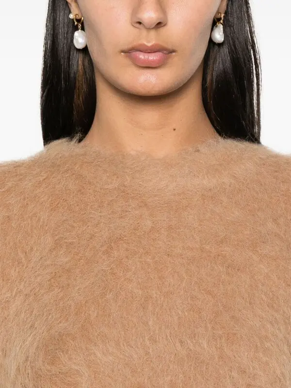TOTEME Brushed-finish Sweater - Brown