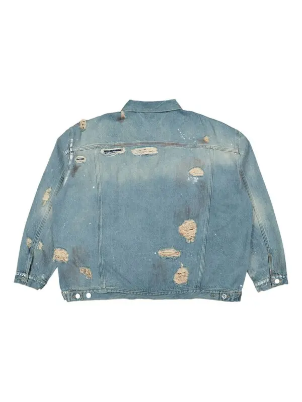 Vetements Ripped-detailing Denim Jacket