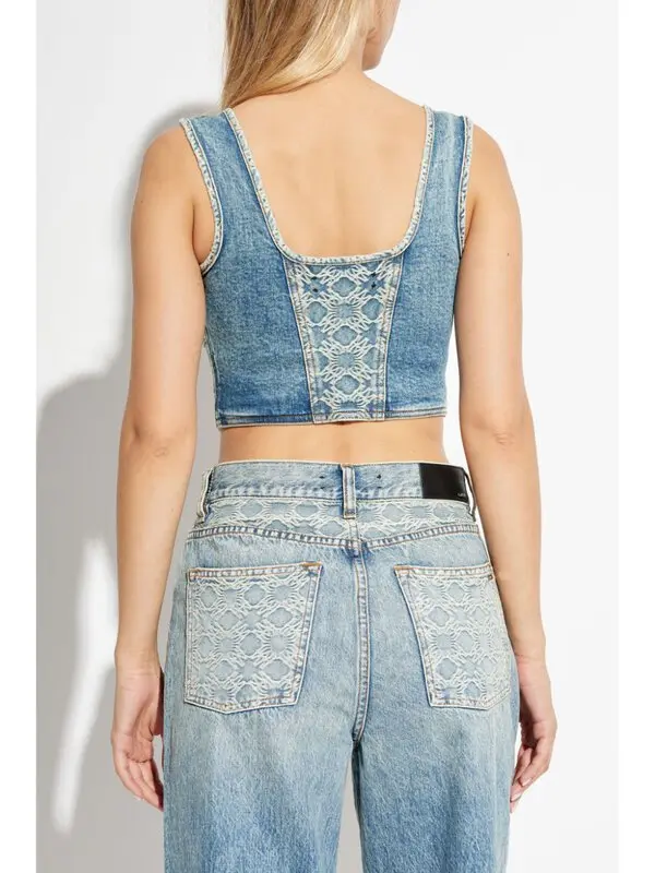 Amiri Ma Quad Corset Top