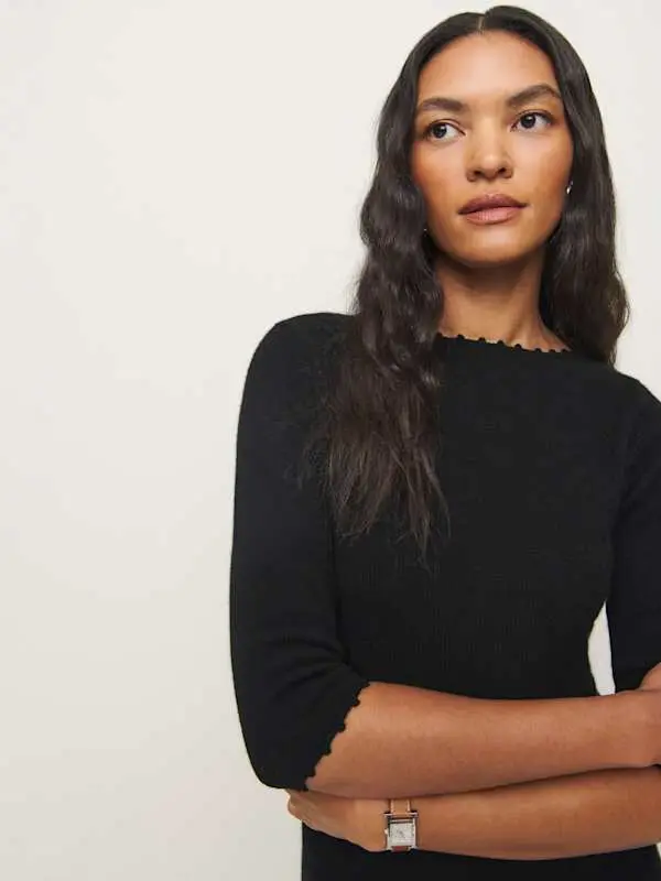 REFORMATION Baez Cashmere Mini Dress