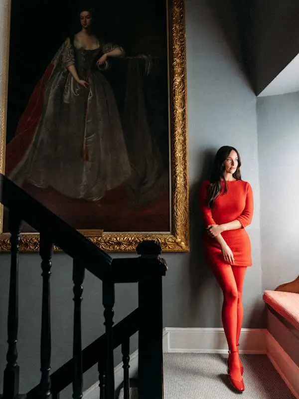 baez cashmere mini dress Reformation X Kacey Musgraves Baez Recycled Cashmere & Wool Sweater  Minidress in Red