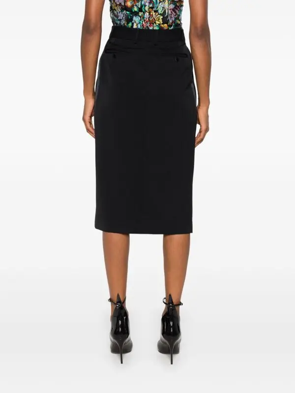 Dolce & Gabbana Pleated Midi Skirt