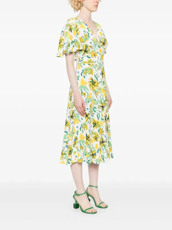 Diane Von Furstenberg Vibeke Midi Dress