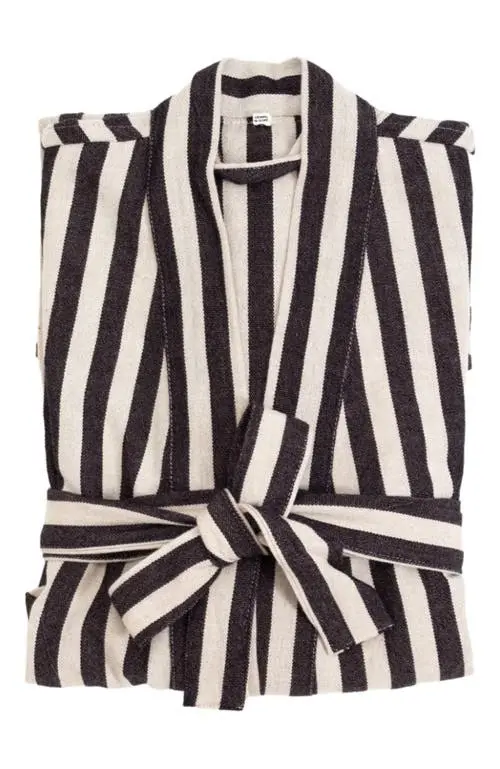 EASTERN WOVEN Turkish Bath Robe - Zebra