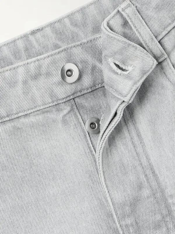 Bottega Veneta High-rise Straight-leg Jeans - Gray