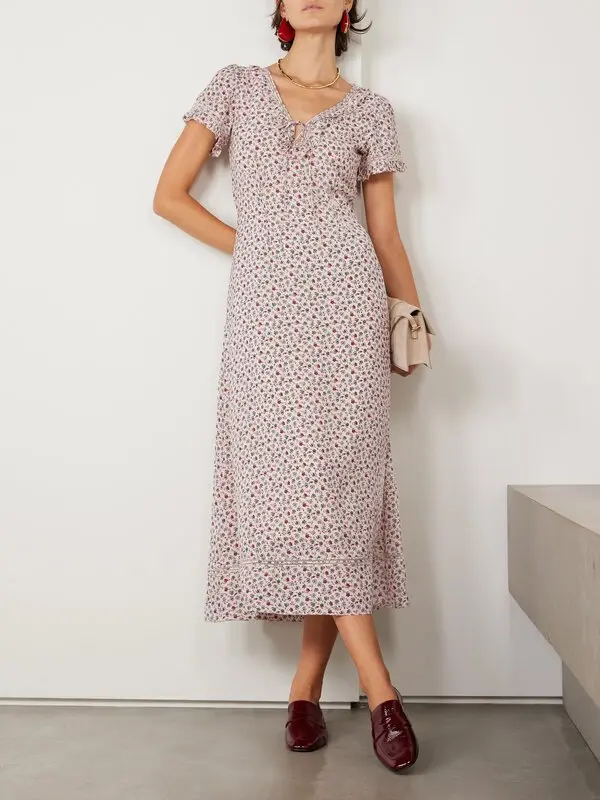 chinese dress ladies Lauren by Ralph Lauren Womens Lace-Sleeve MIDI Dress  Vanessa Jane