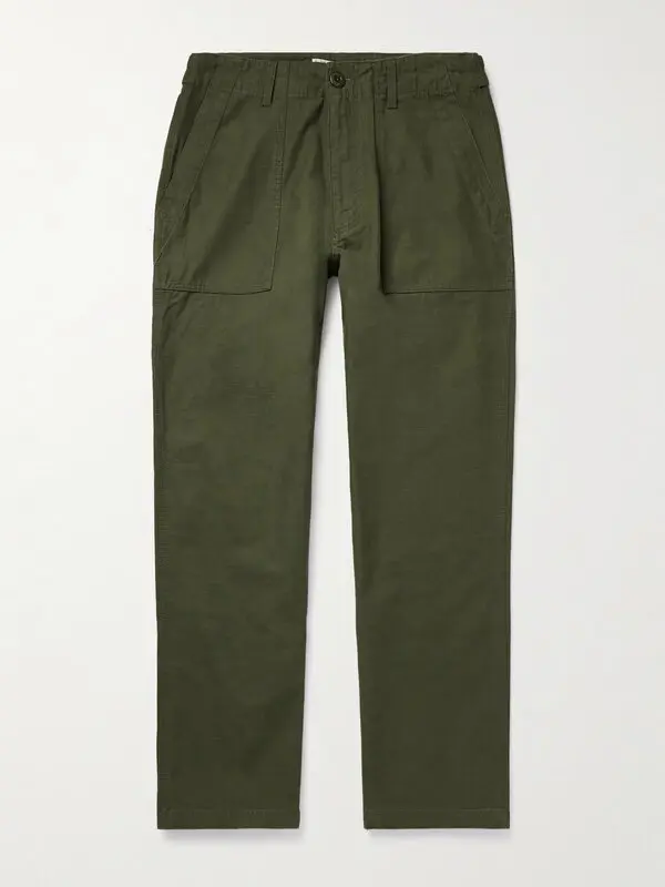 FRIZMWORKS Straight-leg Cotton Trousers