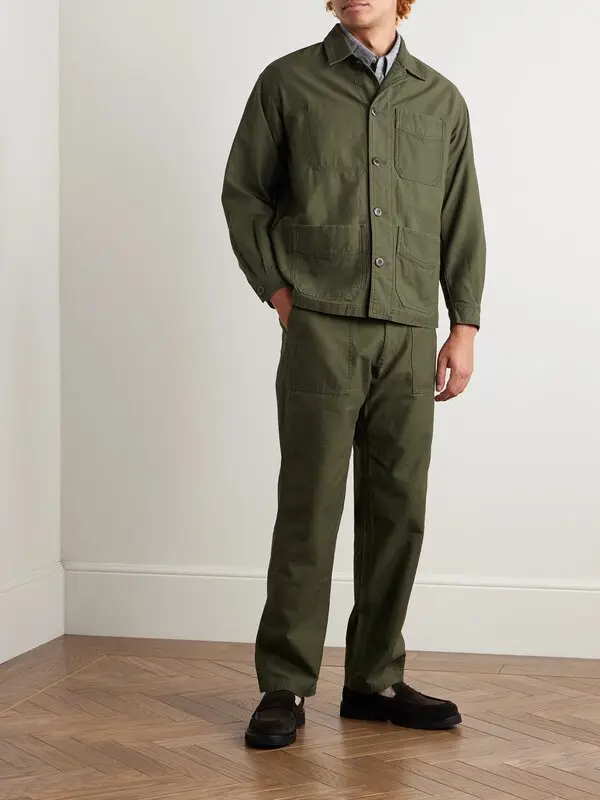 FRIZMWORKS Straight-leg Cotton Trousers