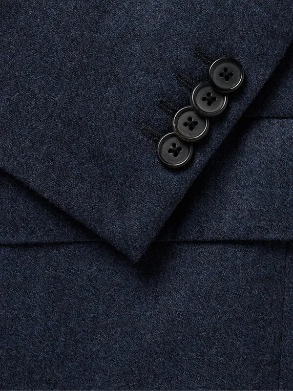 Paul Smith Wool And Cashmere-blend Flannel Suit Jacket