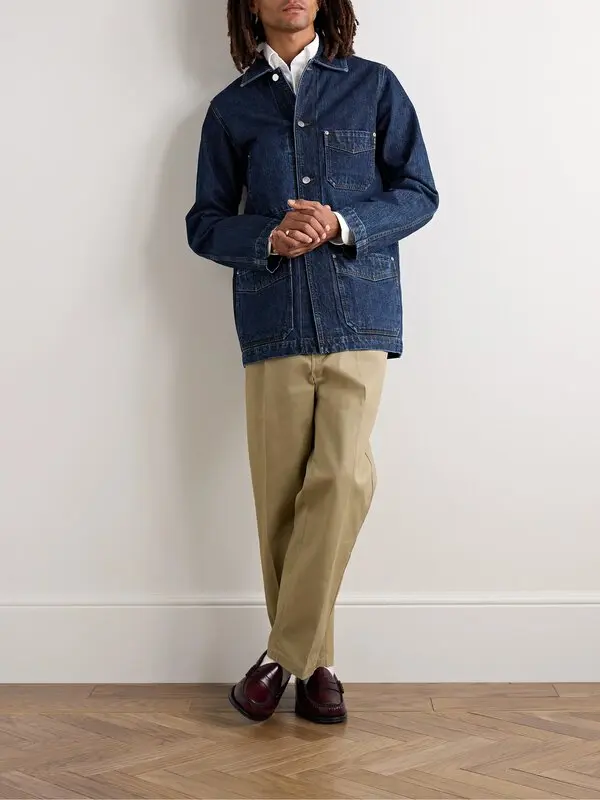 DRAKE'S Selvedge Denim Jacket