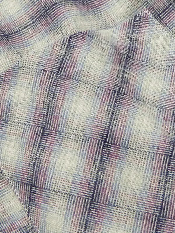 Portuguese Flannel Ilusion Checked Cotton-jacquard Shirt