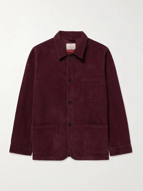 Portuguese Flannel Labura Cotton-corduroy Overshirt