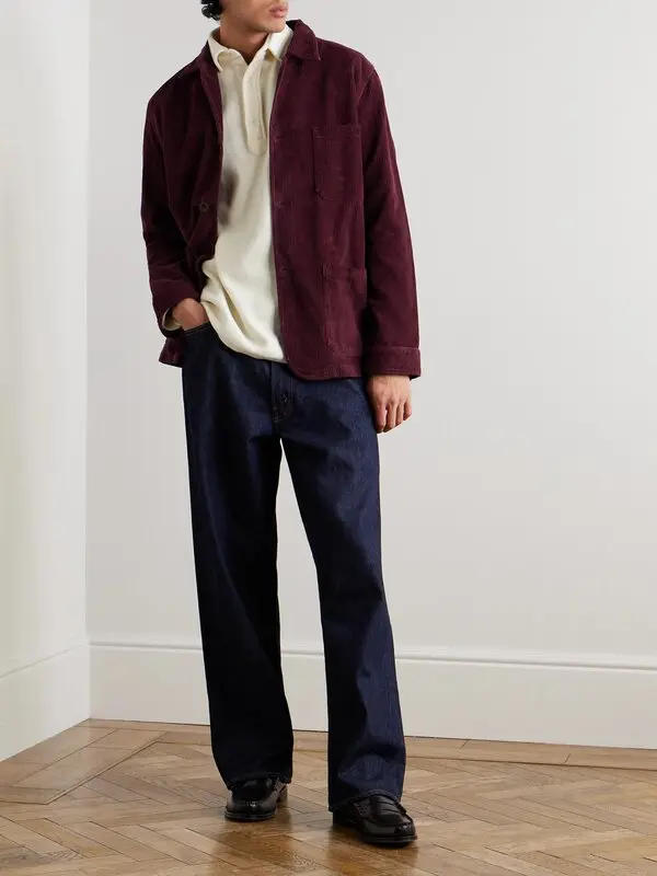 Portuguese Flannel Labura Cotton-corduroy Overshirt