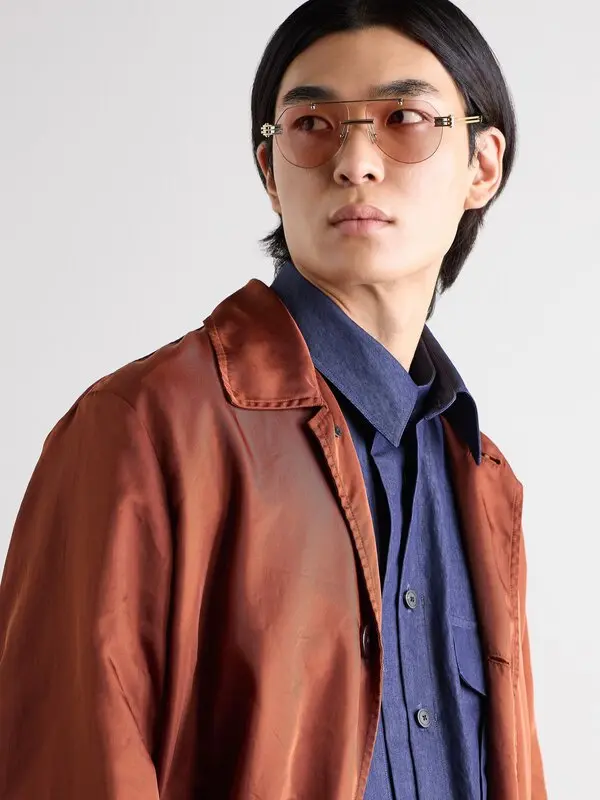 Bottega Veneta Aviator-style Sunglasses