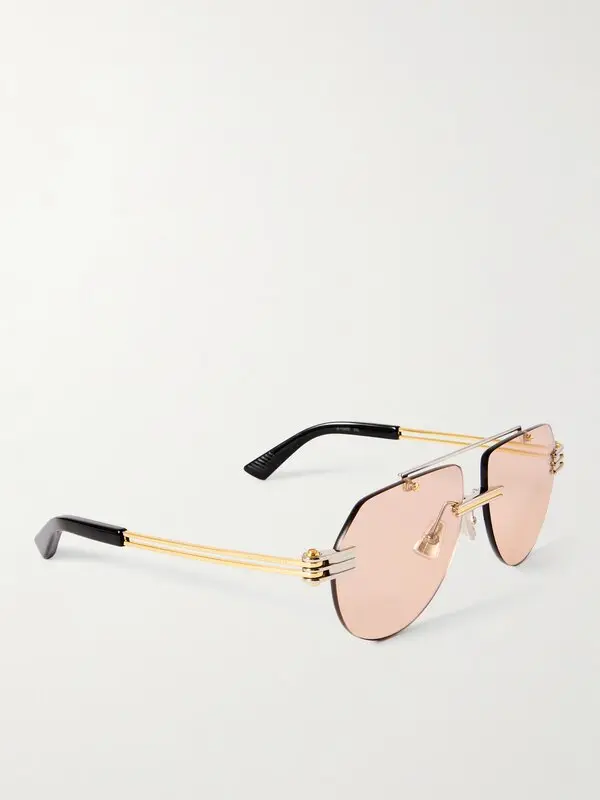 Bottega Veneta Aviator-style Sunglasses
