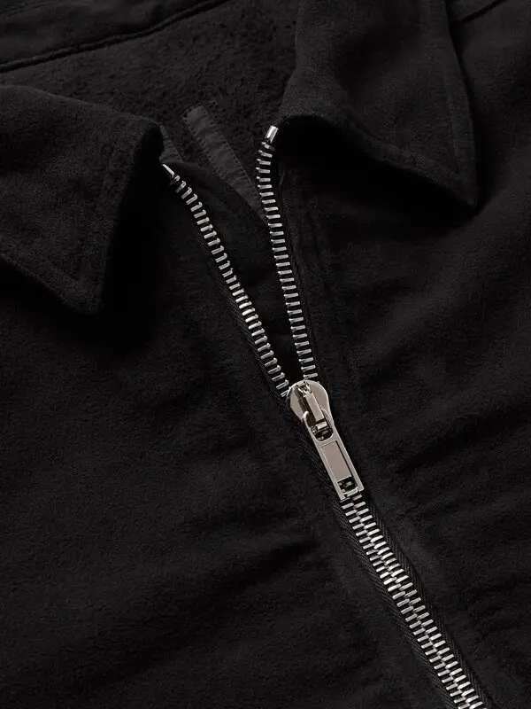 Rick Owens Padded Cotton-moleskin Jacket - Black