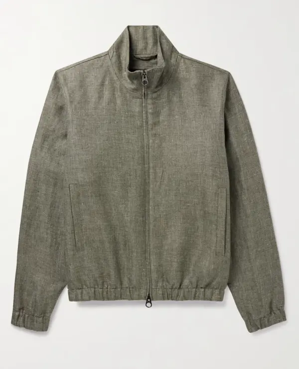 Loro Piana Linen Bomber Jacket
