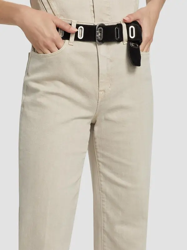 L'Agence Scottie High-rise Wide-leg Pants