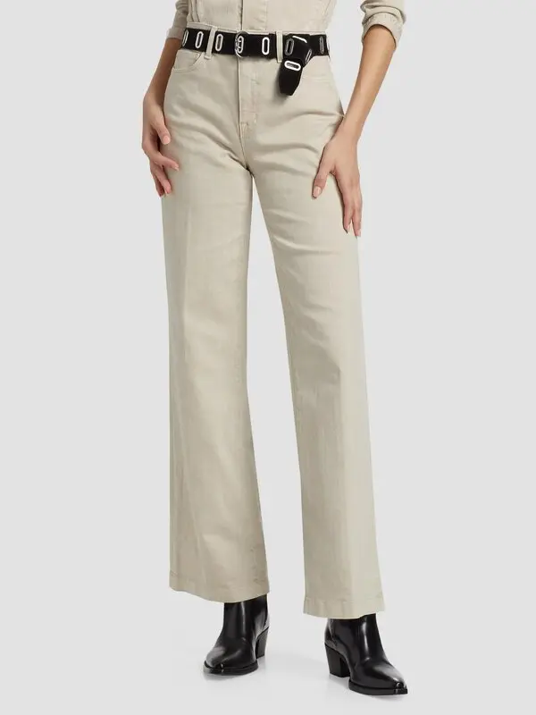 L'Agence Scottie High-rise Wide-leg Pants