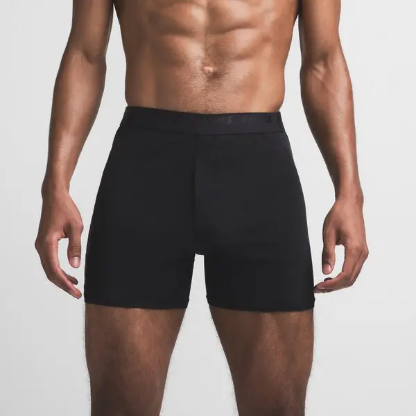 SKIMS Stretch Knit Boxer - Obsidian