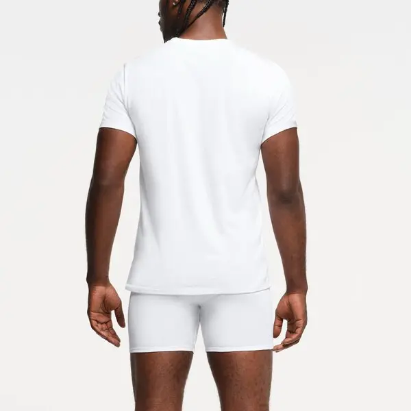 SKIMS Lightweight T Shirt 3 Pack | White | | Basics - Chalk