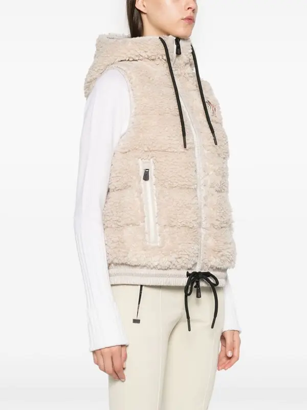 Moncler Padded Gilet - Neutrals