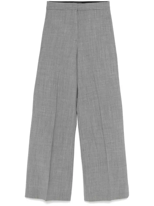 Fabiana Filippi Mélange-effect Wide Leg Trousers