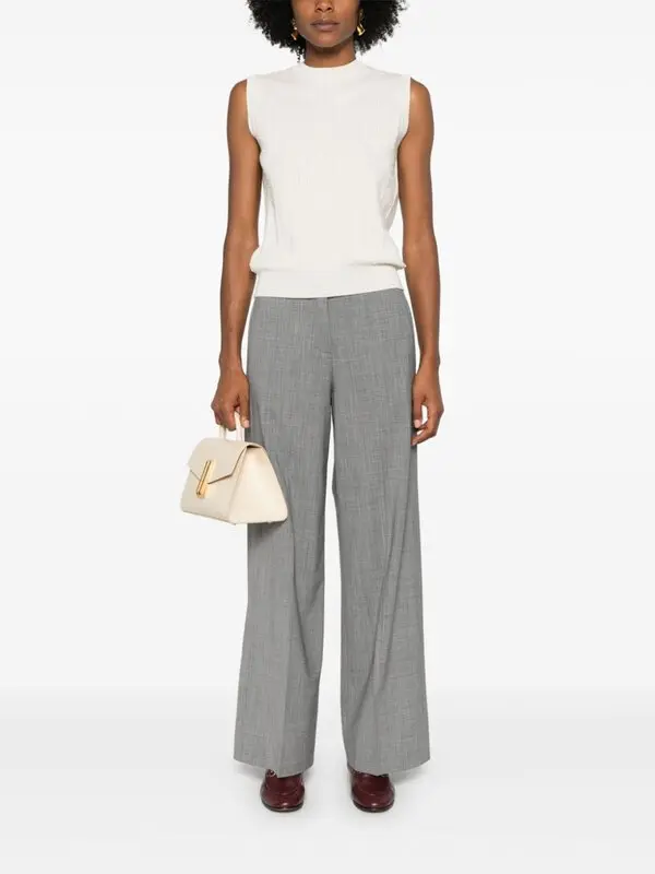 Fabiana Filippi Mélange-effect Wide Leg Trousers
