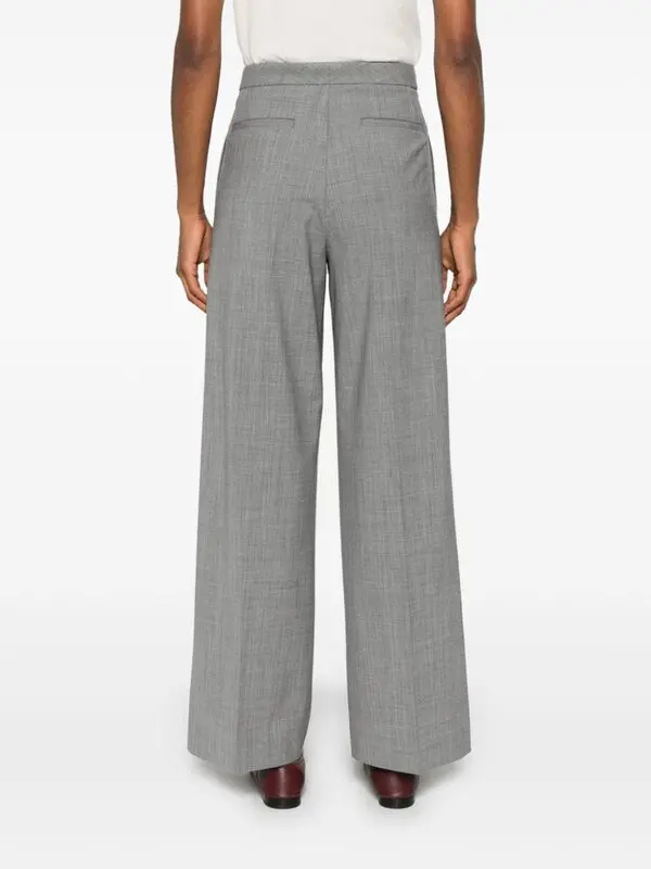Fabiana Filippi Mélange-effect Wide Leg Trousers