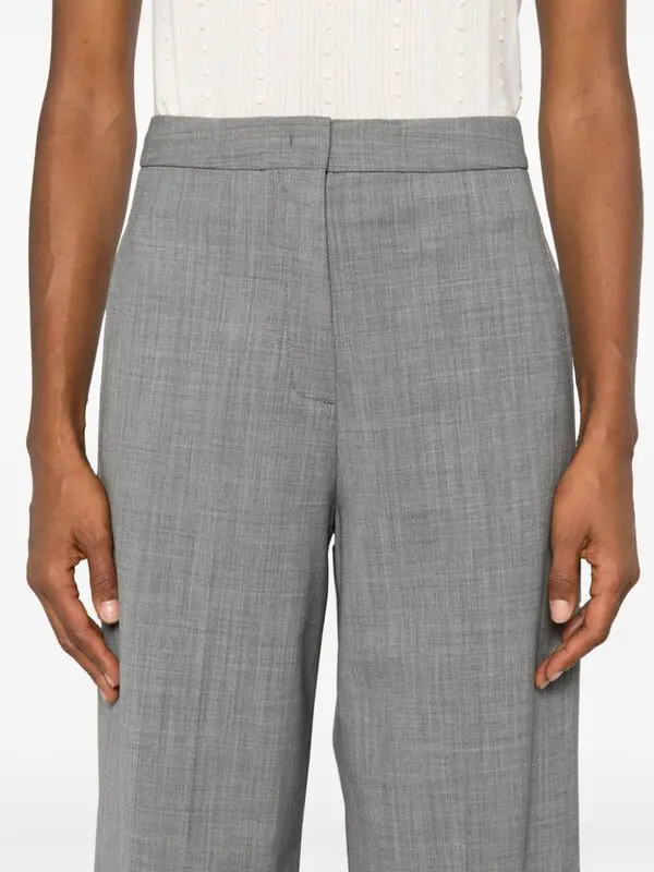 Fabiana Filippi Mélange-effect Wide Leg Trousers