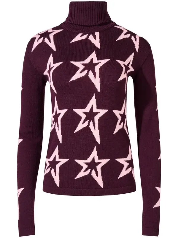 Perfect Moment Star Dust Sweater - Purple