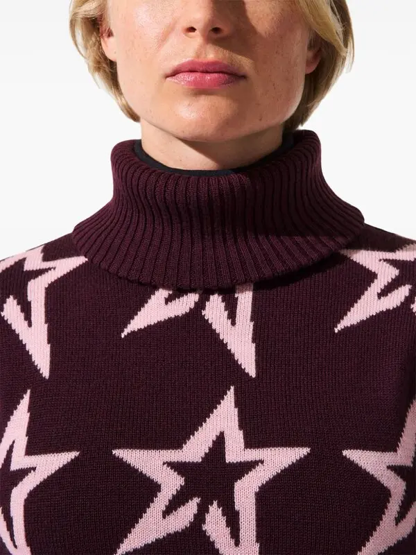 Perfect Moment Star Dust Sweater - Purple