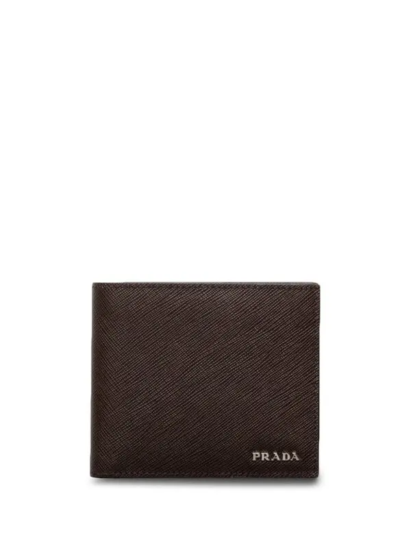 Prada Leather Wallet - Brown