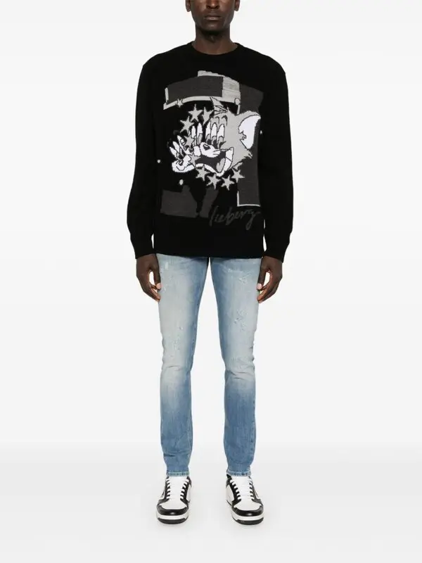 Iceberg Cartoon-motif Sweater