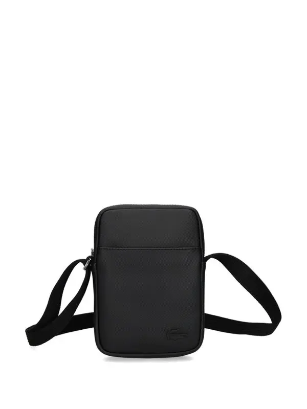 Lacoste Piqué Crossbody Bag - Black