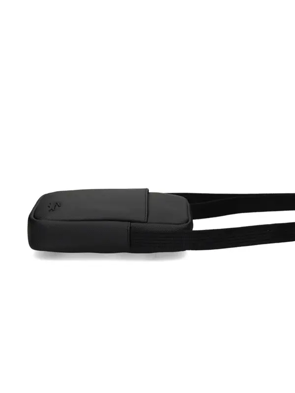 Lacoste Piqué Crossbody Bag - Black