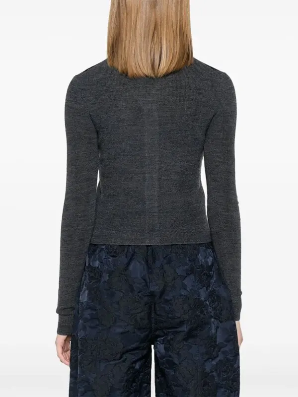 GANNI Argyle-knit Cardigan