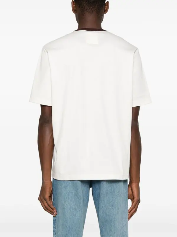 LANVIN Logo-appliqué T-shirt
